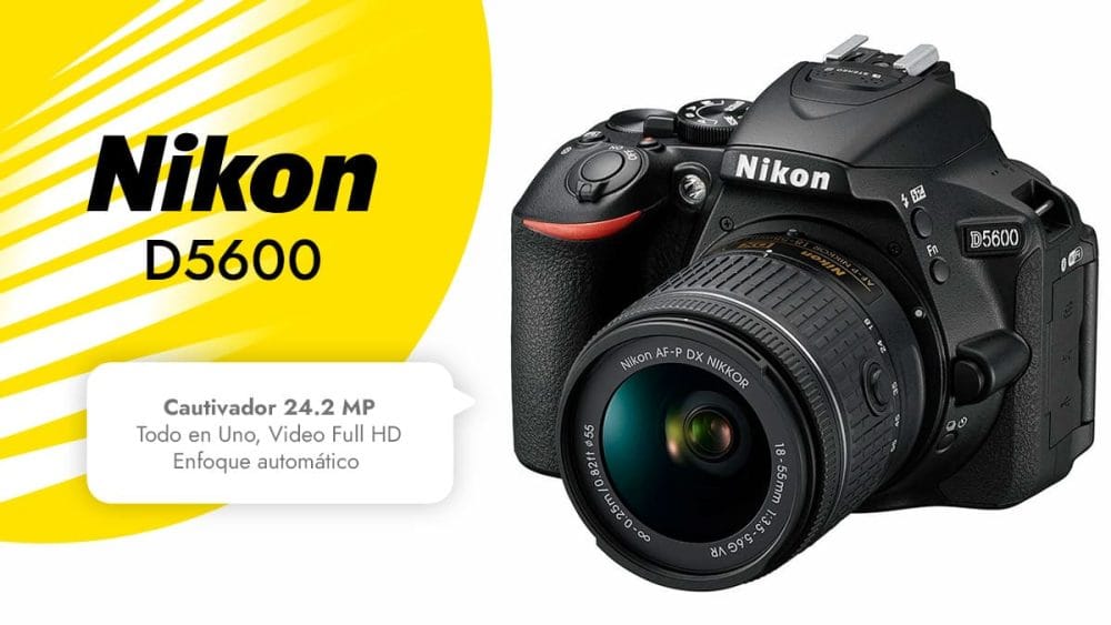 CÁMARA NIKON D5600 DSLR, KIT + LENTES OPCIONALES + ACCESORIOS - TIENDA ...